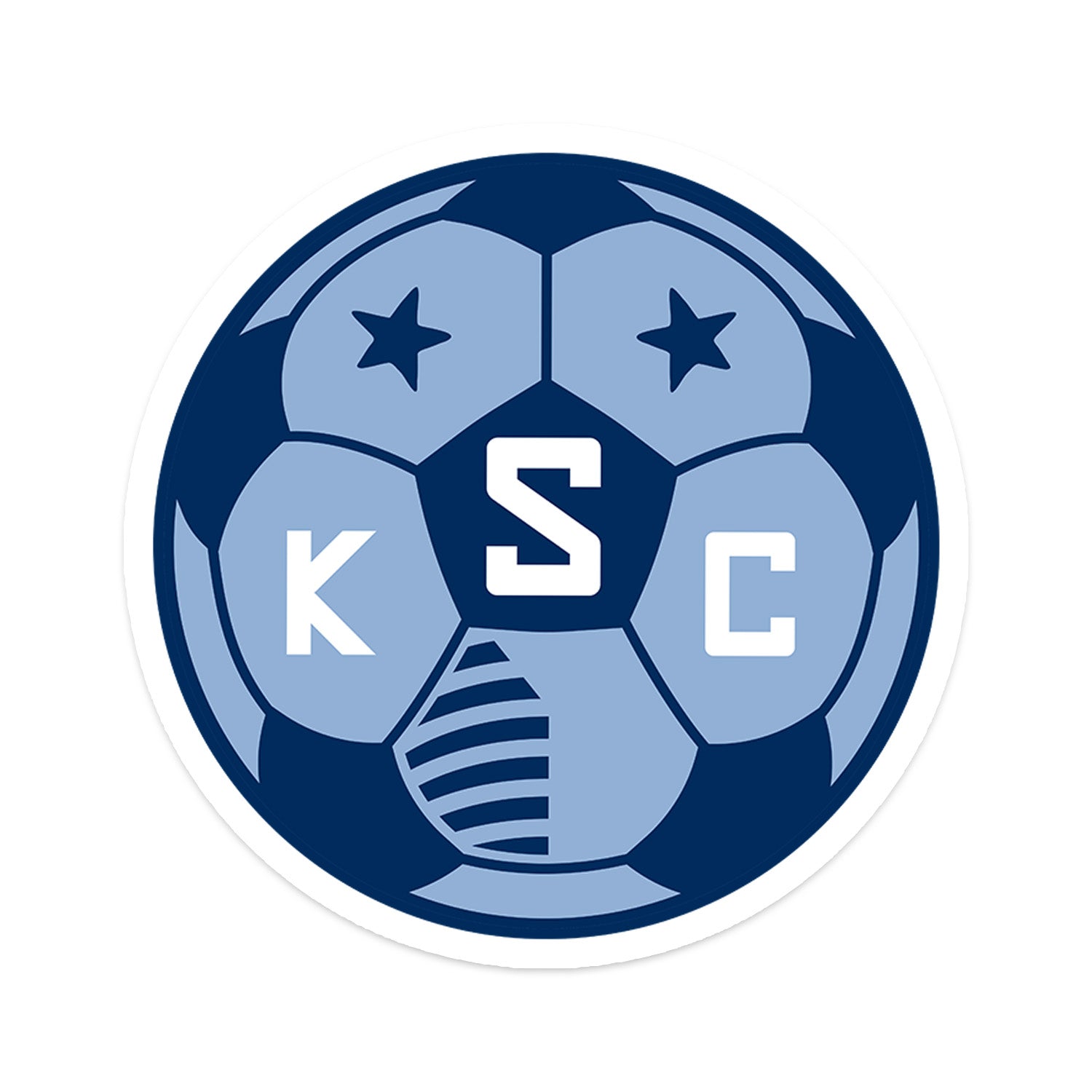 3" SKC Soccer Ball Kansas City Vinyl Sporting Sticker | KC Swag